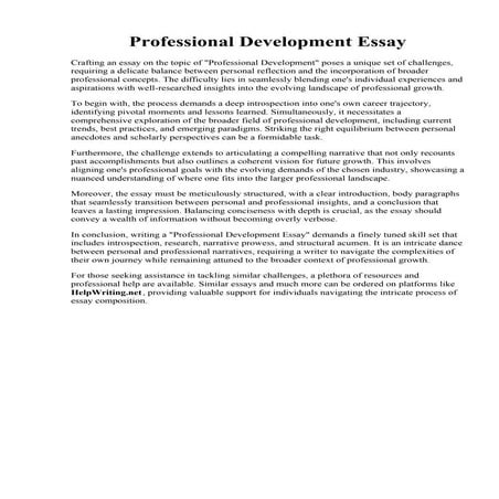 Professional Development Essay.pdf