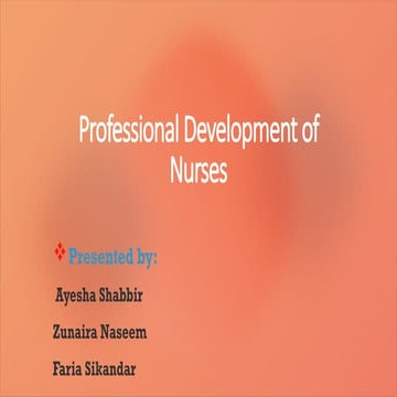 Professional Development of the Nurses.pptx
