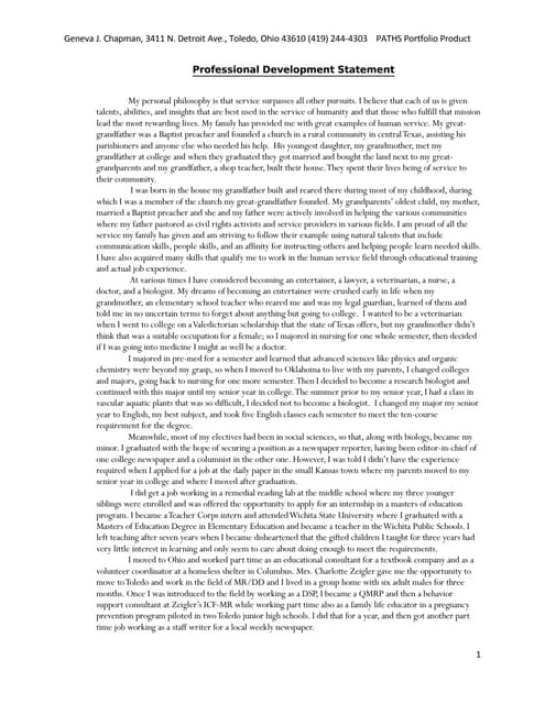 Professional Biography | PDF