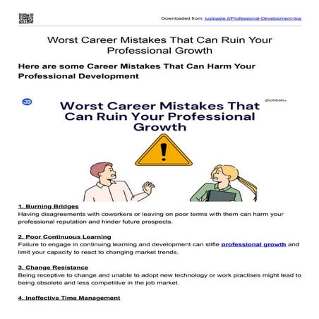 Professional development tips | PDF