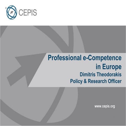 Professional e-Competence in Europe | PDF | Professional School ...