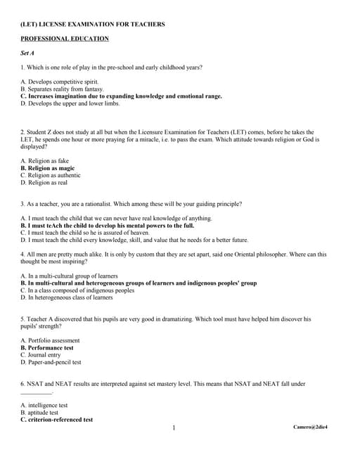 100 LET QUESTIONS WITH ANSWER AND RATIONALIZATION.docx