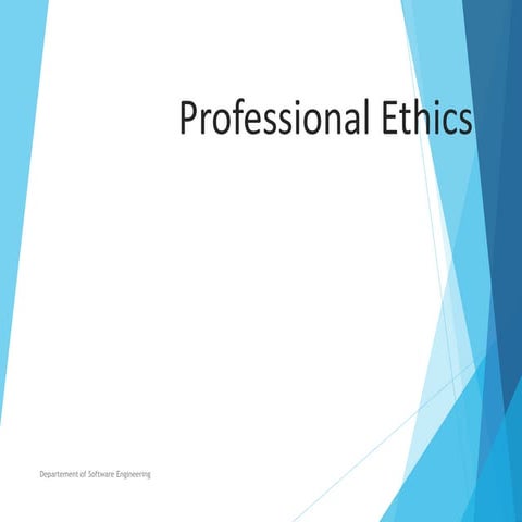 Professional Ethics | PPT