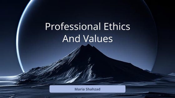 Ethics and Discipline | PPTX | Education