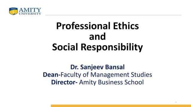 Codes of ethics | PPTX