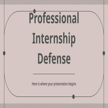 Final Year Project Thesis Defense Sample | PPTX