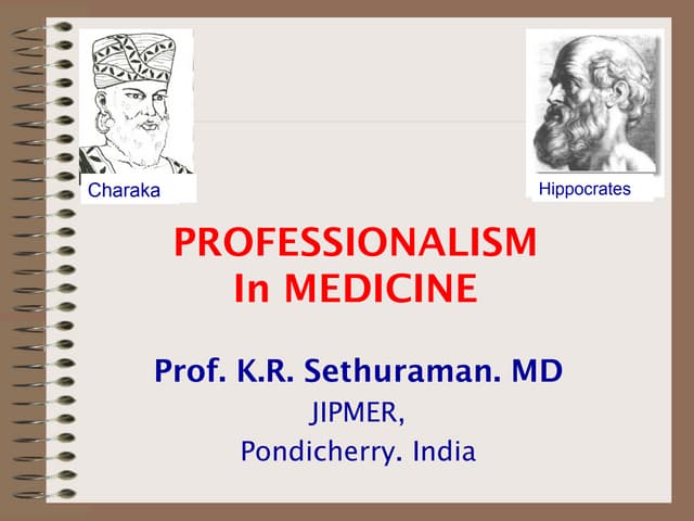 Professionalism in health care powerpoint | PPTX
