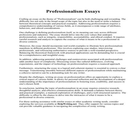 Professionalism Essays.pdf