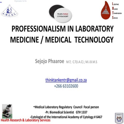 Professionalism in medical_science_-technology_sejojo_mamohato[1] | PDF
