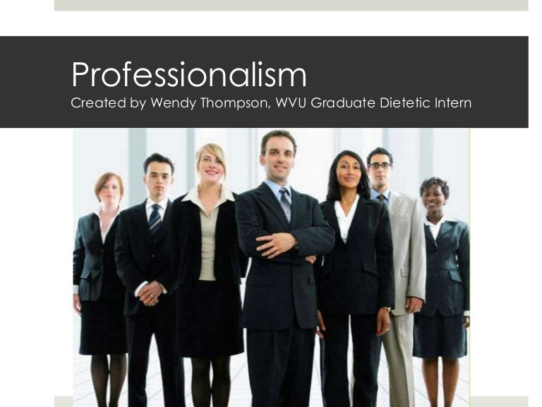 Professionalism