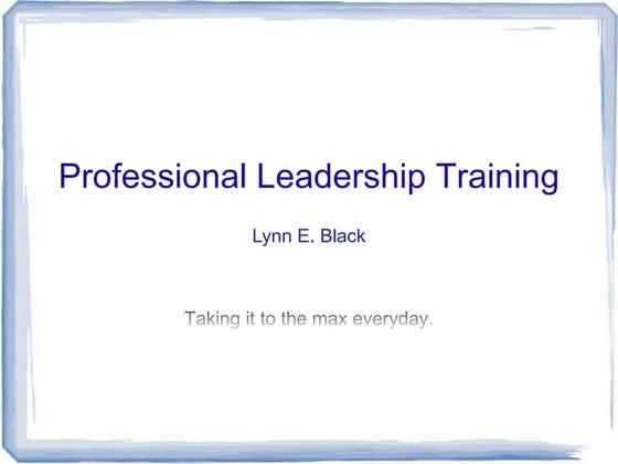 Leadership theory | PPTX