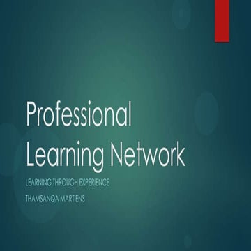Professional learning network [autosaved] | PPTX | Educational ...