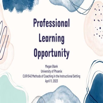 Professional Learning Opportunity .pptx