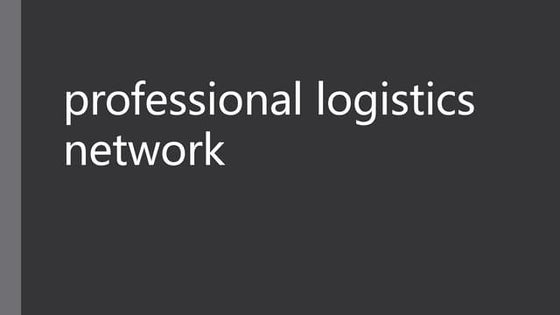 Independent freight forwarder network.pptx