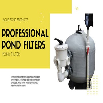 Professional Pond Pump and Filter With UV | PondExpo | PPTX