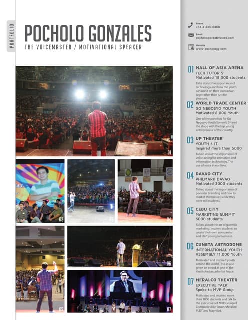 Professional portfolio pocholo gonzales 3 radio broadcaster | PDF