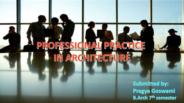 Professional ethics for Architects.pptx