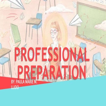 PROFESSIONAL PREPARATION | PPT