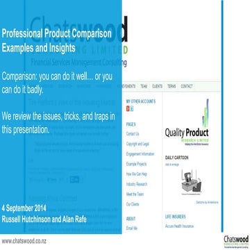 Product Comparison Tool