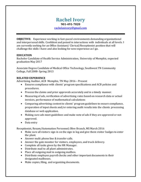 Ahobson 2017 Resume UW | PDF