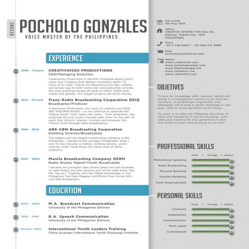 Professional resume pocholo gonzales | PDF