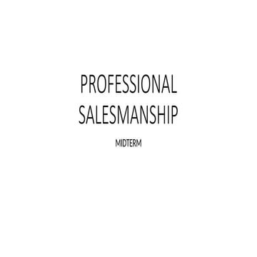 PROFESSIONAL SALESMANSHIP MIDTERM .pptx