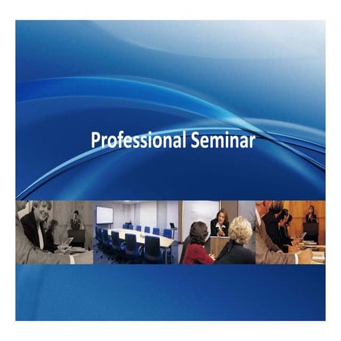 Seminar preparation | PPTX