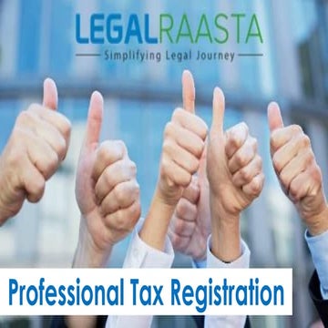 Professional Tax Registration | PDF