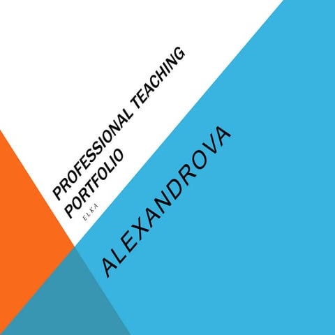 My teaching philosophy | PPTX