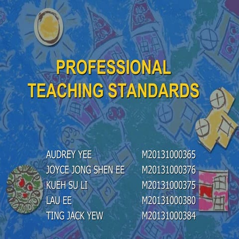 Professional teaching standards | PPTX
