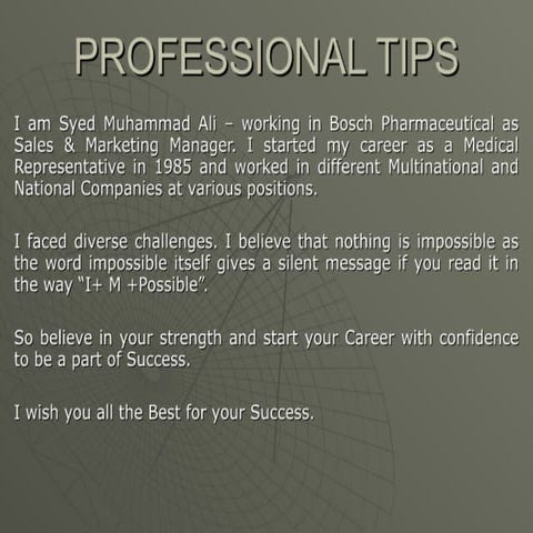 Professional Tips | PDF