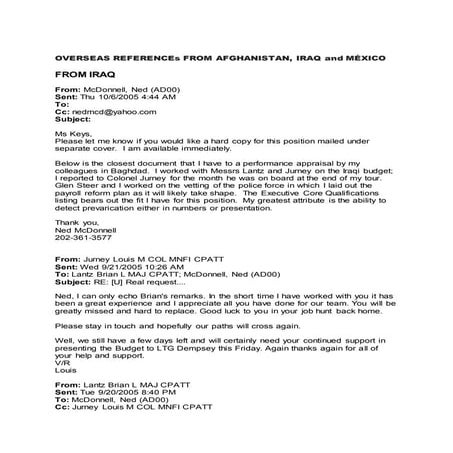 Tributes / Compliments from Afghanistan, Iraq, and México | PDF