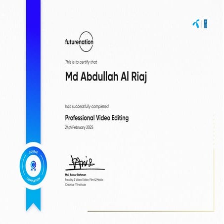 Professional Video Editing-CERTIFICATE.pdf