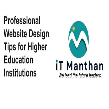 Professional Website Design Tips for Higher Education Institutions.pptx