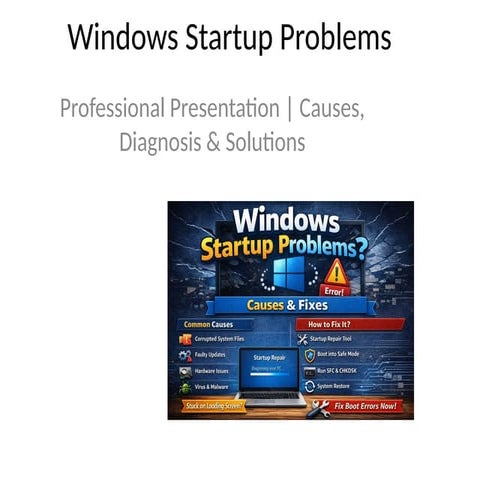 Fix Windows Startup Problems Fast: 10 Powerful Solutions That Work | PPTX