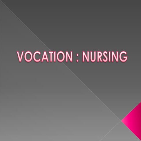 Profession infirmière | PPT