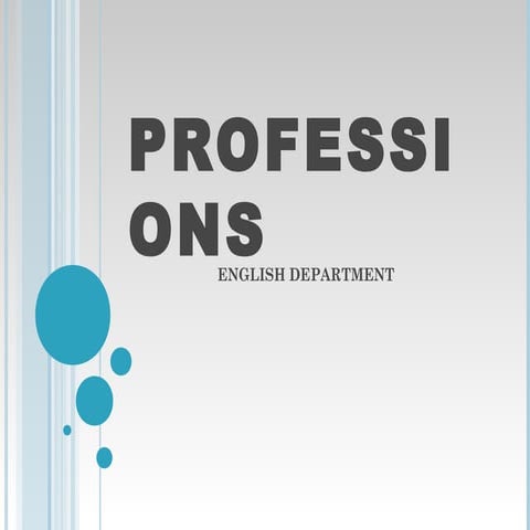 Professions | PPT