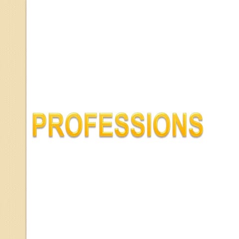 Professions | PPTX