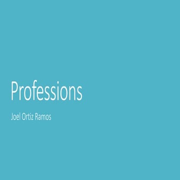Professions | PPT
