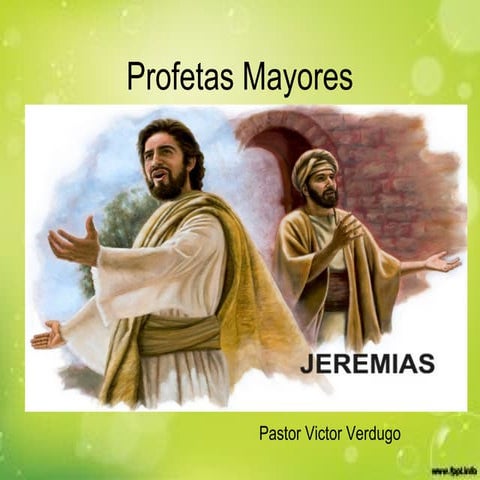 Profetas mayores jeremias | PPS