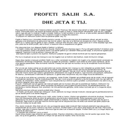 Profeti salih | PDF