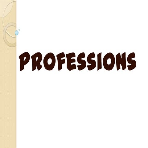 Professions | PPT