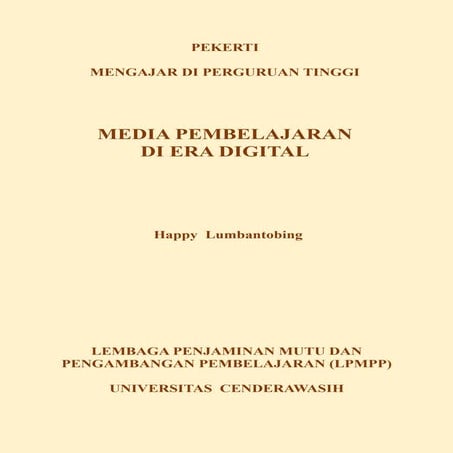 Prof Happy L. BUKU Media Pembelajaran di Era Digital 23 Juli 2025 siap ...