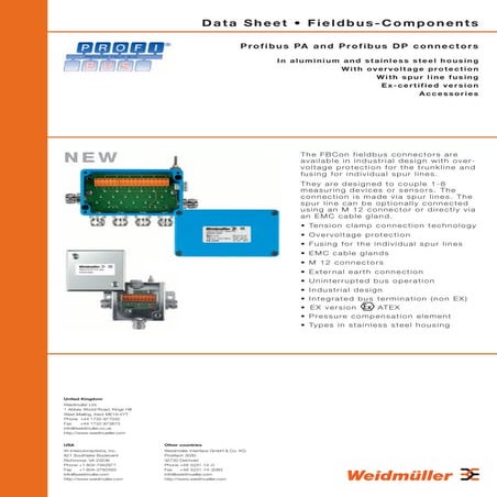 Profi bus DATA SHEET | PDF