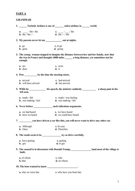 Diagnostic English Test | PDF | Standardized Testing | Educational ...