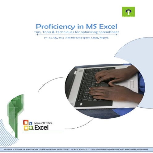 Proficiency in Ms Excel, Lagos | PDF