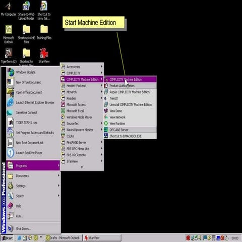 Proficy machine edition environment | PPT
