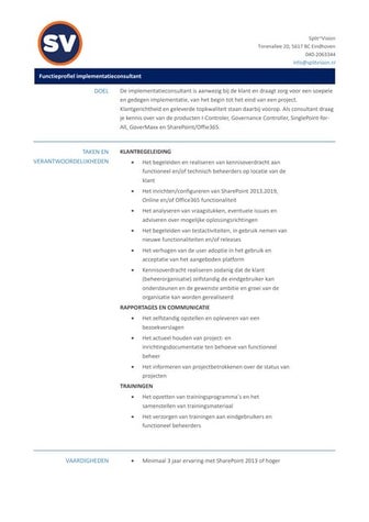 Aanvraag QlikView Developer | PDF