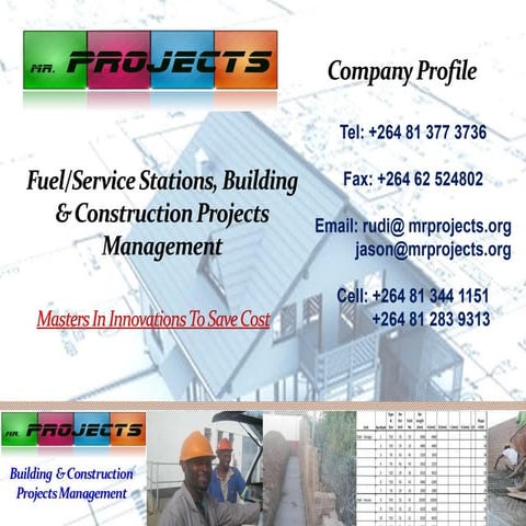 Mr Projects Management Services cc Profile | PDF