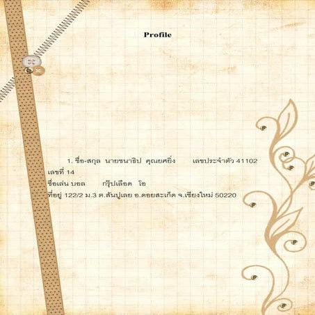My Profile Pdf